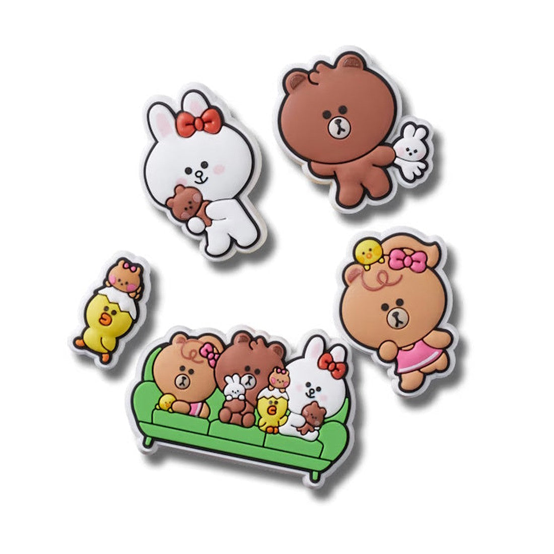 Crocs Jibbitz 5 Pack - Line Friends – Kids Shoes NZ