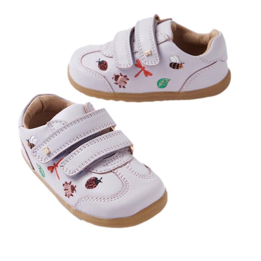 Bobux Step Up Buggie Embroidered Sneaker Thistle Purple – Kids Shoes NZ