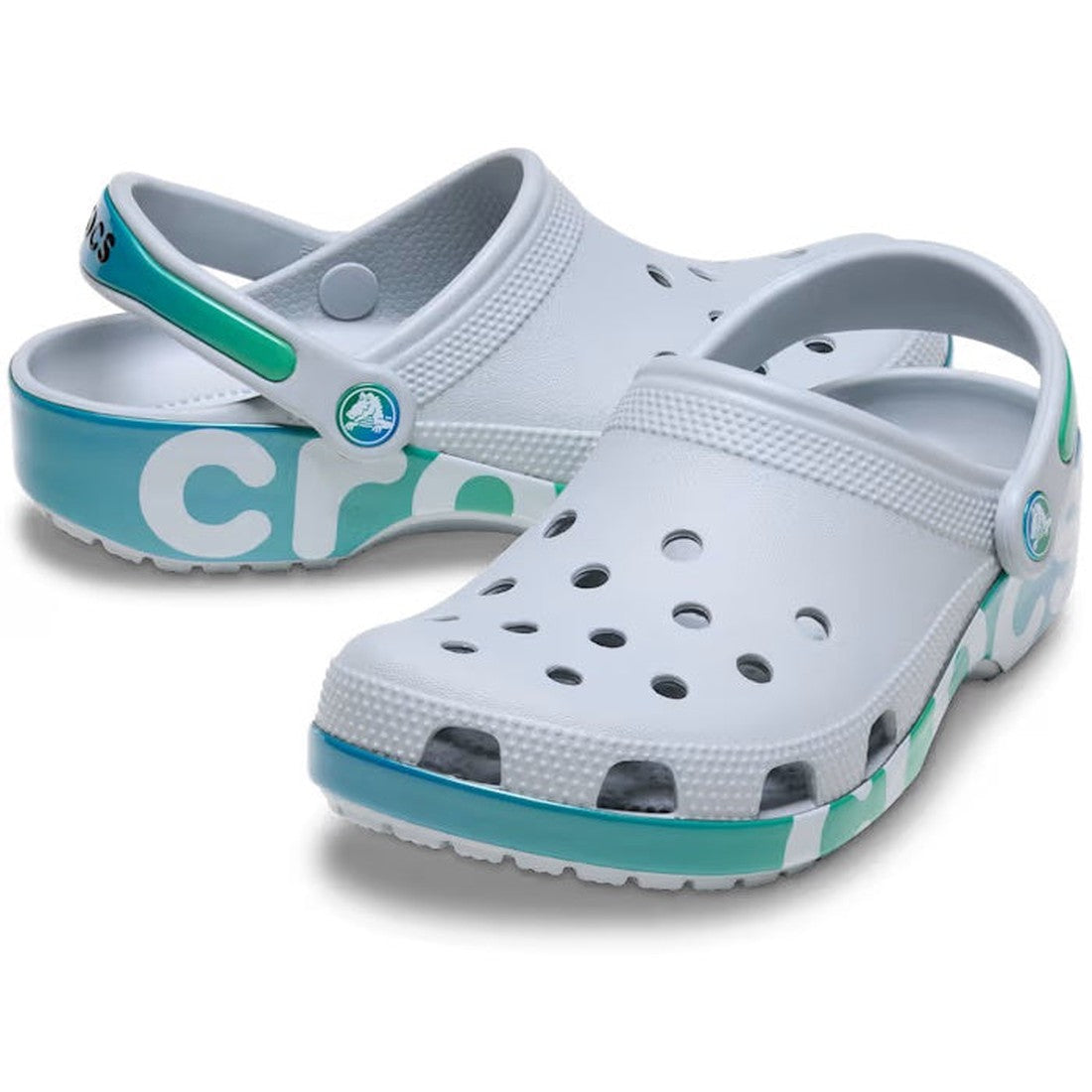 Crocs Classic Reflector Clog Mirage Adults Blue Grey – Kids Shoes NZ