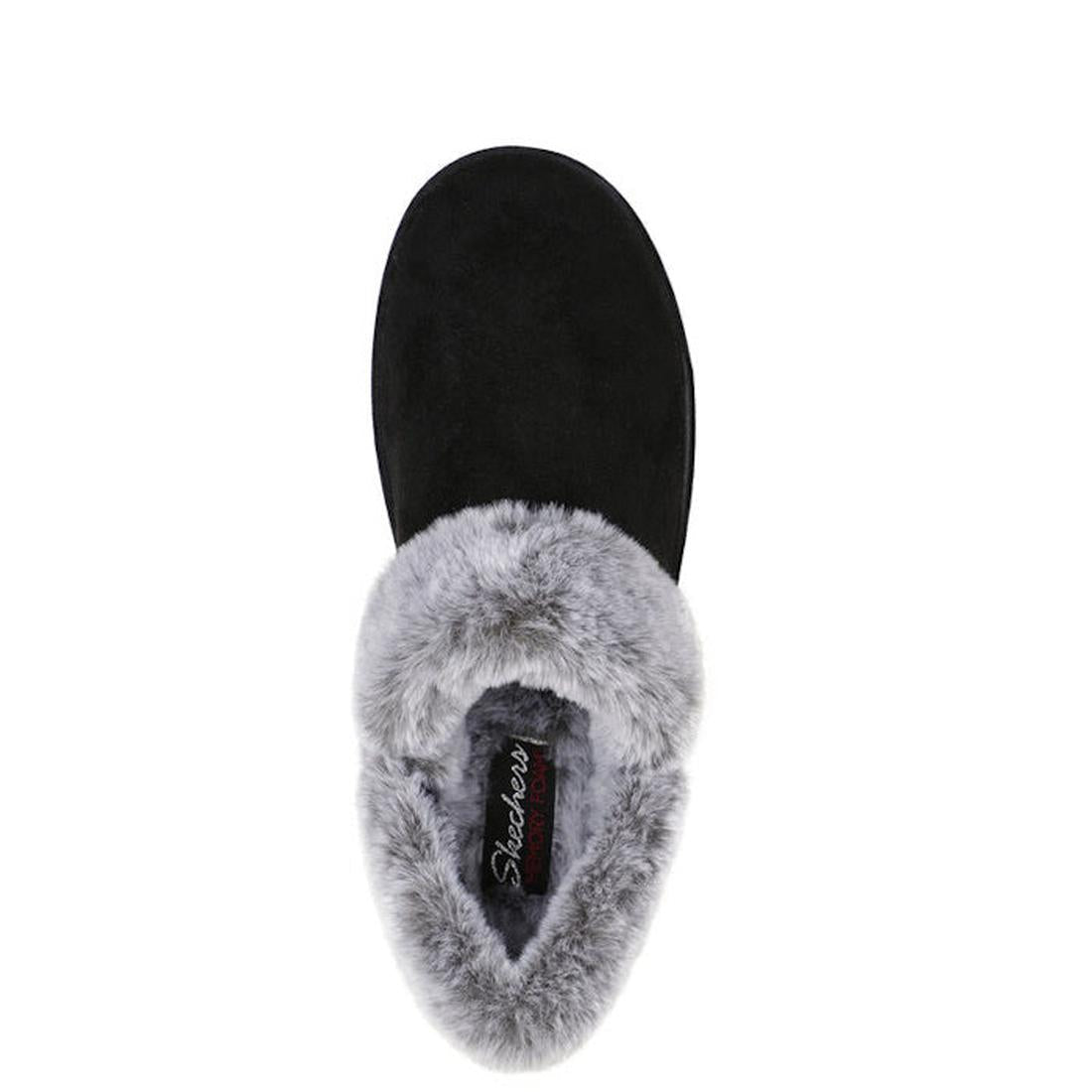 Skechers Cozy Campfire Fresh Toast Black Womens Vegan Slipper – Kids ...